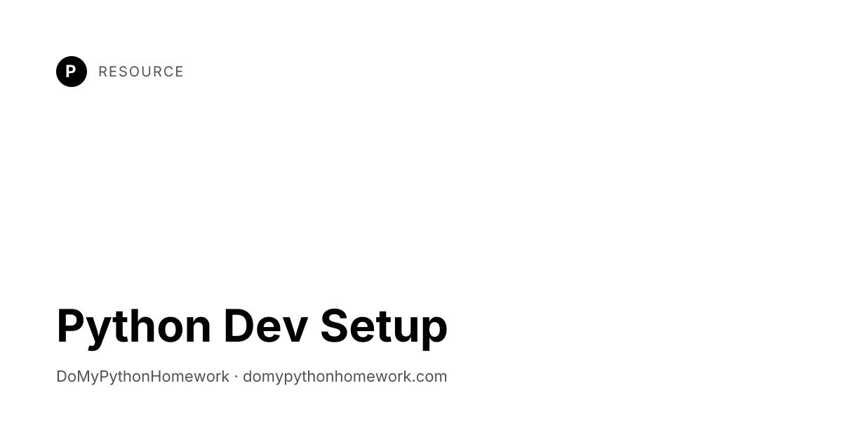Python Setup Guide | venv, pip, VS Code, pytest for Students